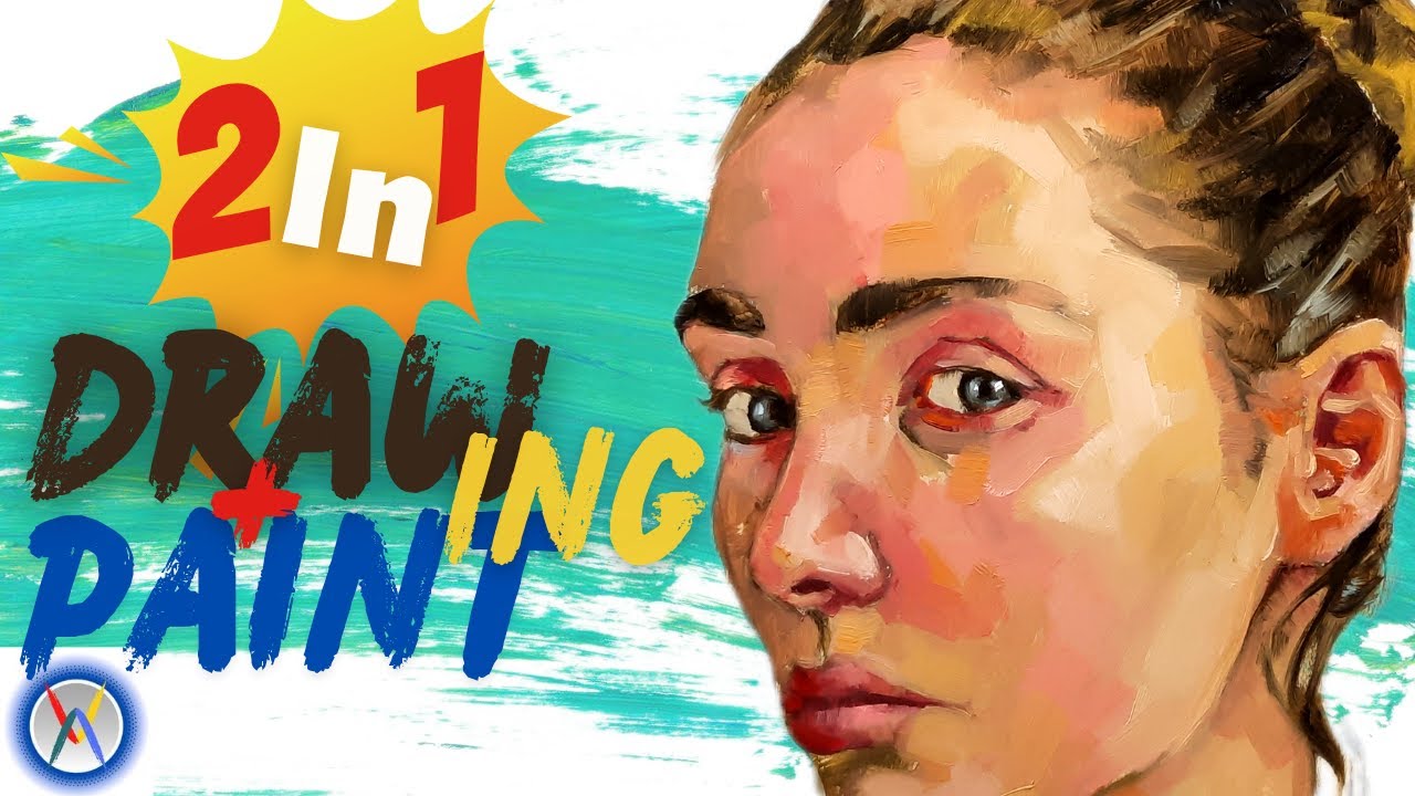 Drawing and painting: Two interesting tutorials in one video! - YouTube