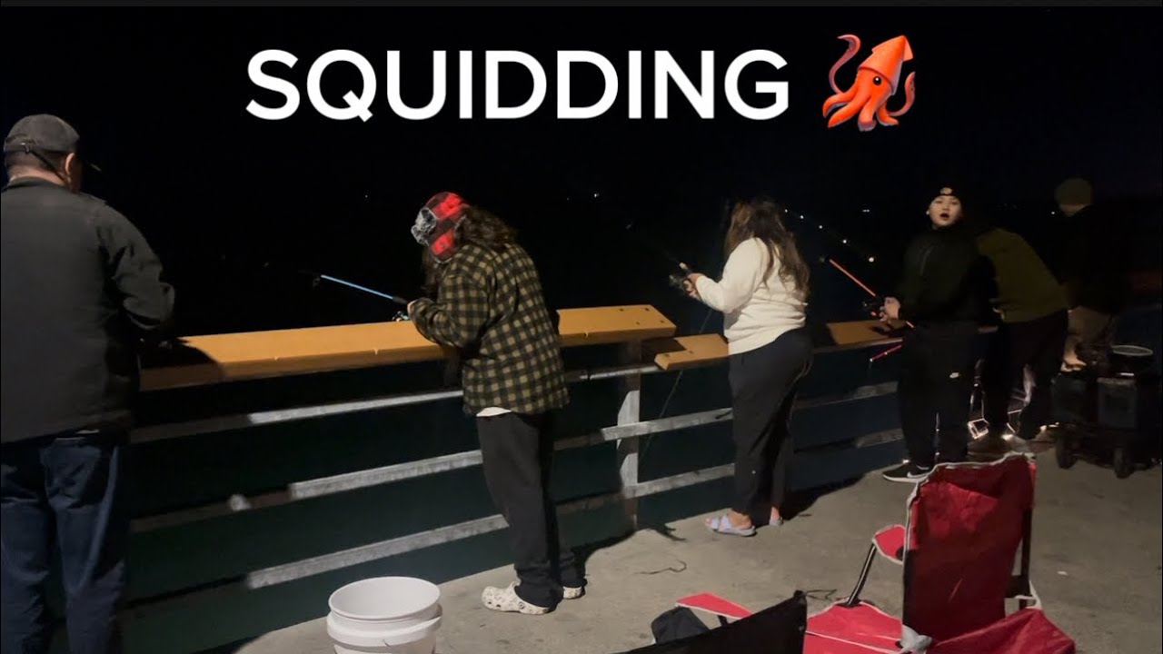 VLOG :EP 43 SQUIDDING AT NIGHT 🦑 AT EDMONDS PIER PART 1 - YouTube