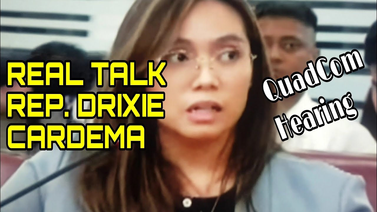 REP. DRIXIE CARDEMA OF DUTERTE YOUTH PARTY-LIST REAL TALK AT QUAD ...