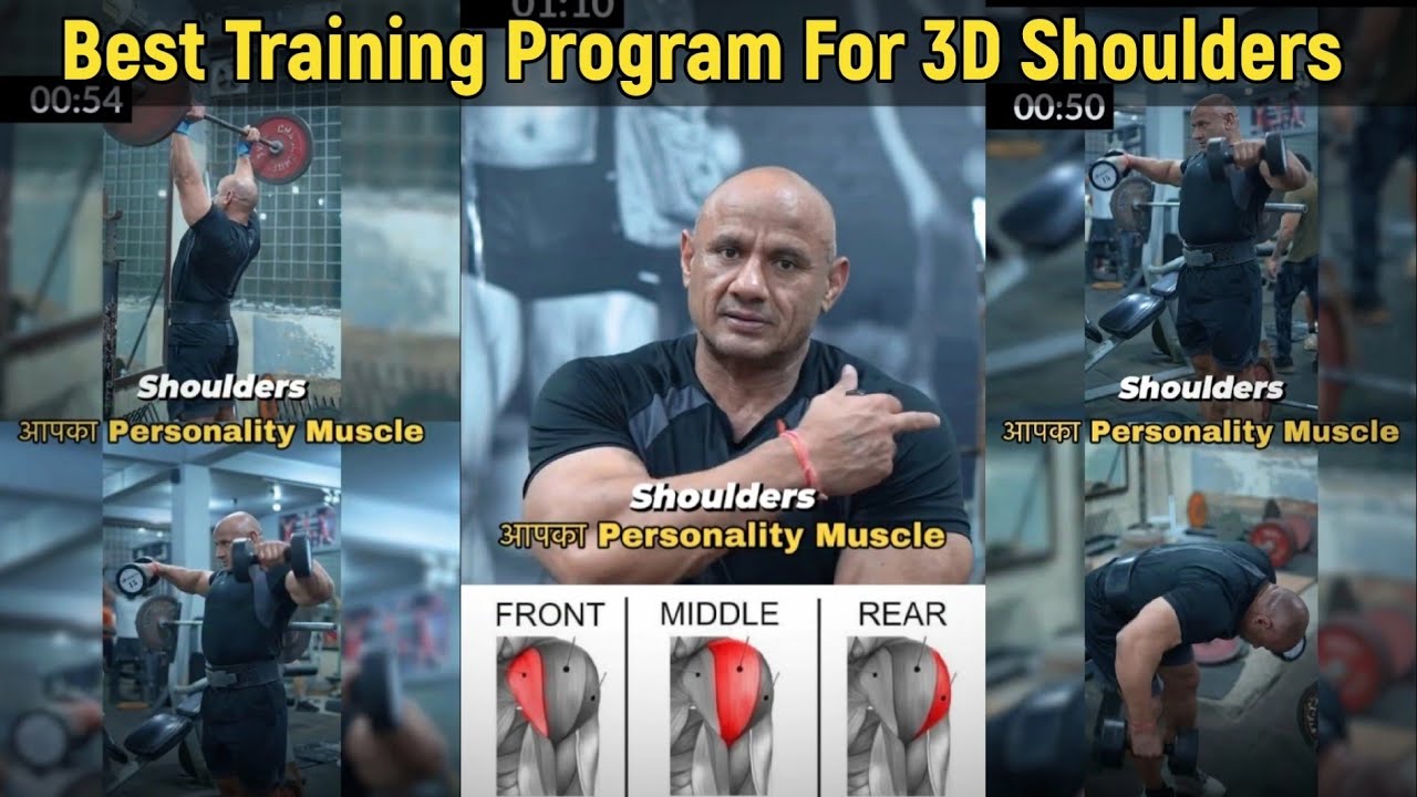 Best Training Program For 3D Shoulders | Shoulder Workout| Mukesh ...