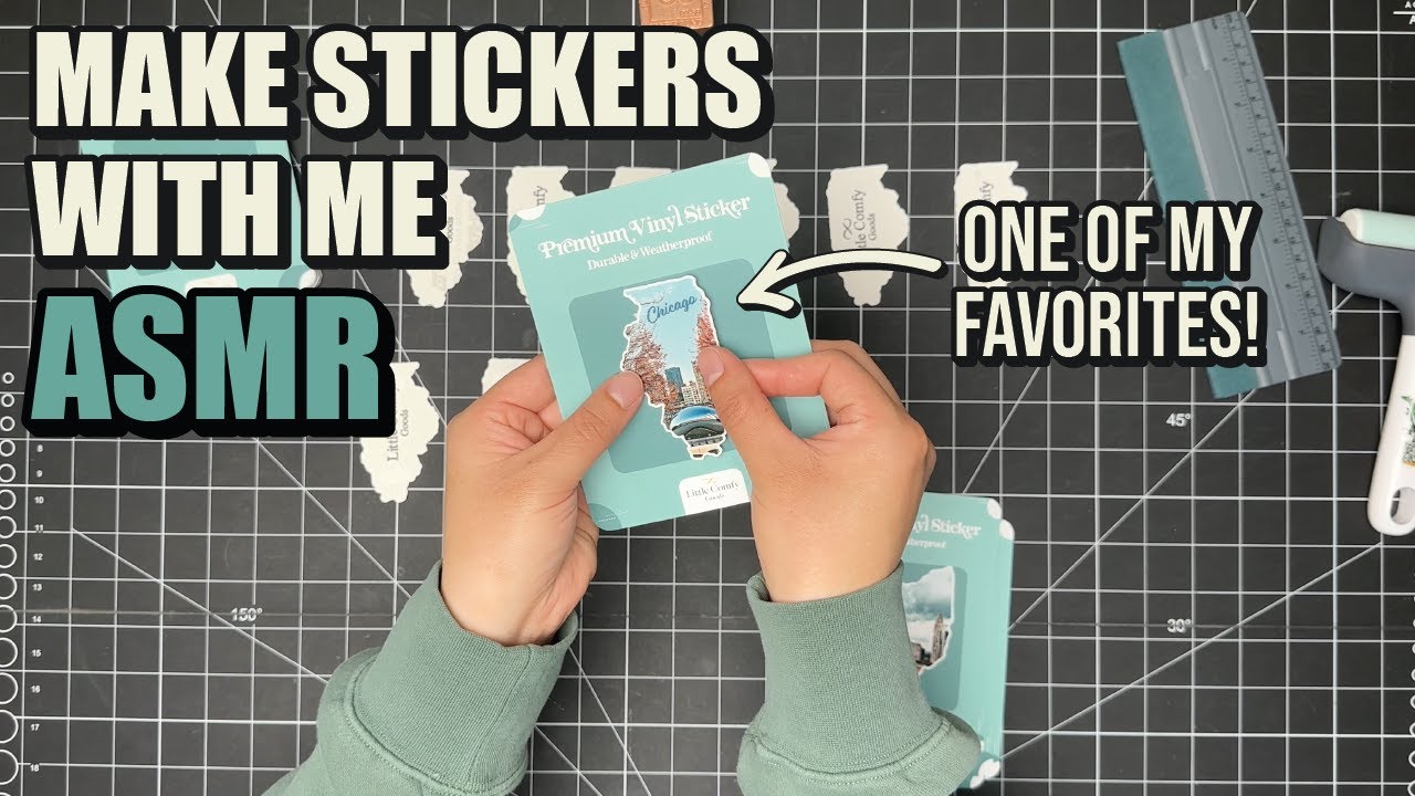 How We Make Stickers | ASMR Restock, No Talking, No Music - YouTube