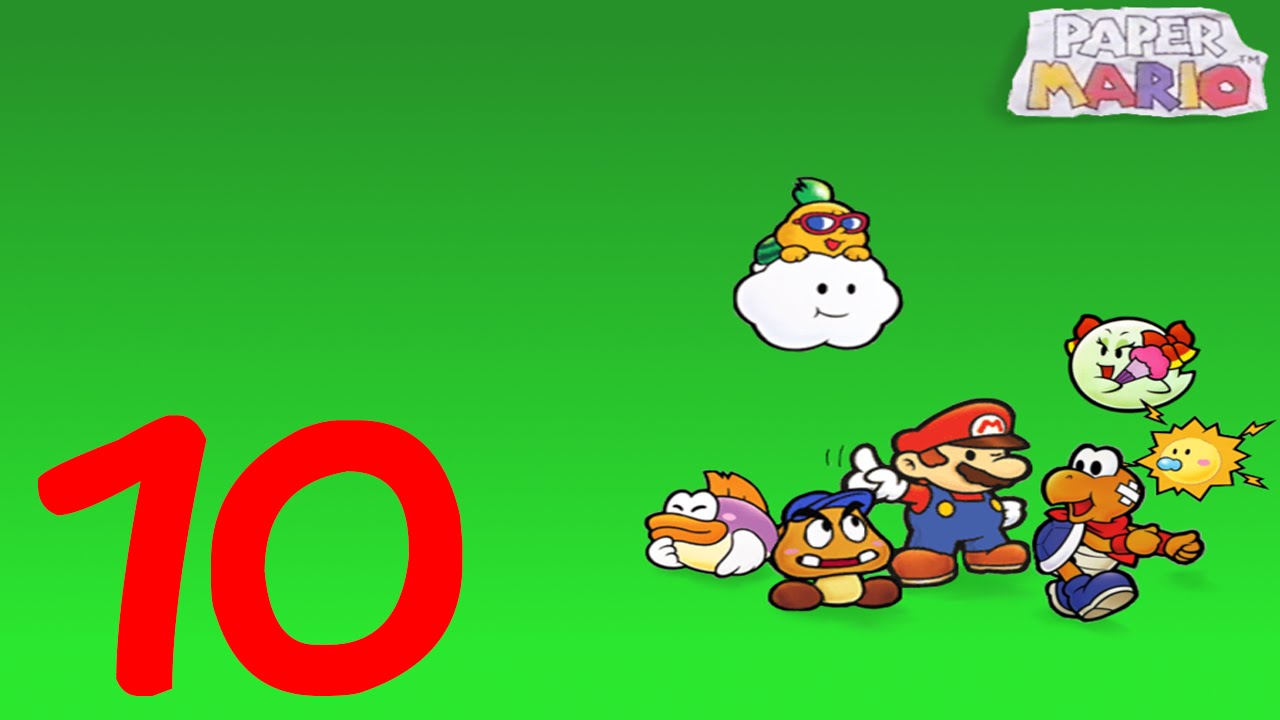 Let's Play: Paper Mario (Chapter 2) Episode 10-Up Top Of Mt. Rugged ...