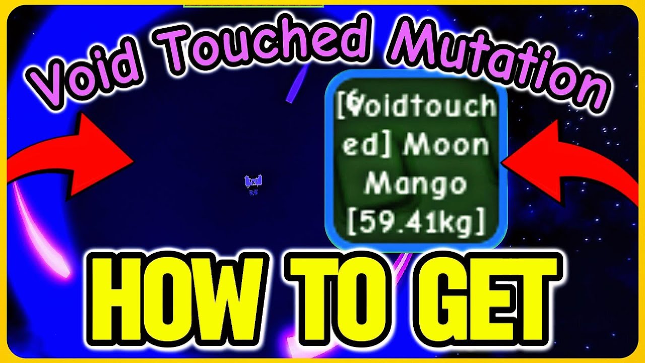 How To Get VOID TOUCHED Mutation in Grow a Garden (BLACK HOLE Weather Event!) - YouTube