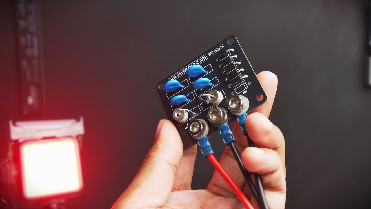 DIY Surge Protector | 150V DC Solar SPD - YouTube