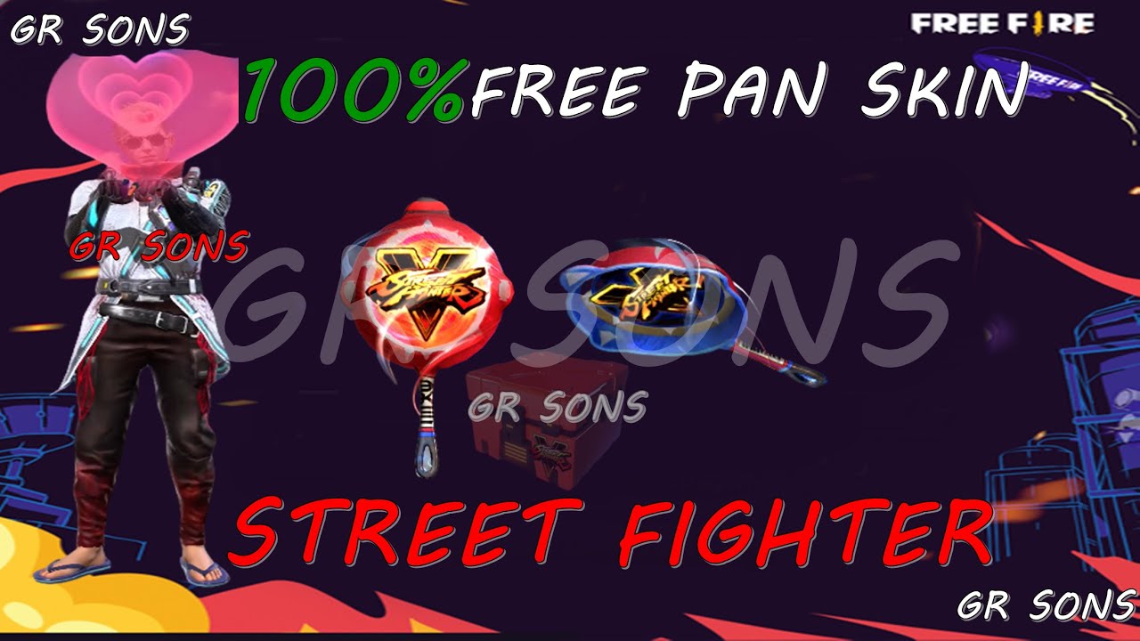 How to get free pan skin in Free Fire|Get free Street Fighter Pan Skin ...
