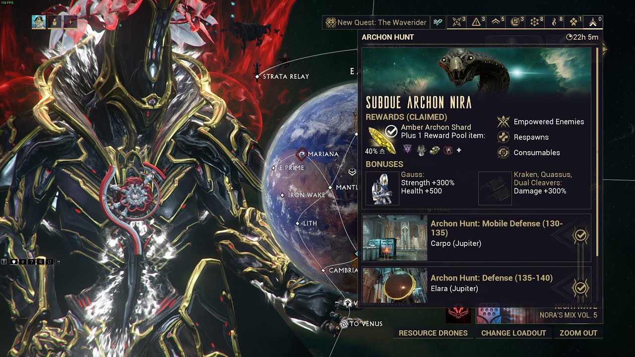 Warframe - Solo Archon Nira Assassination (Revenant Prime) - YouTube