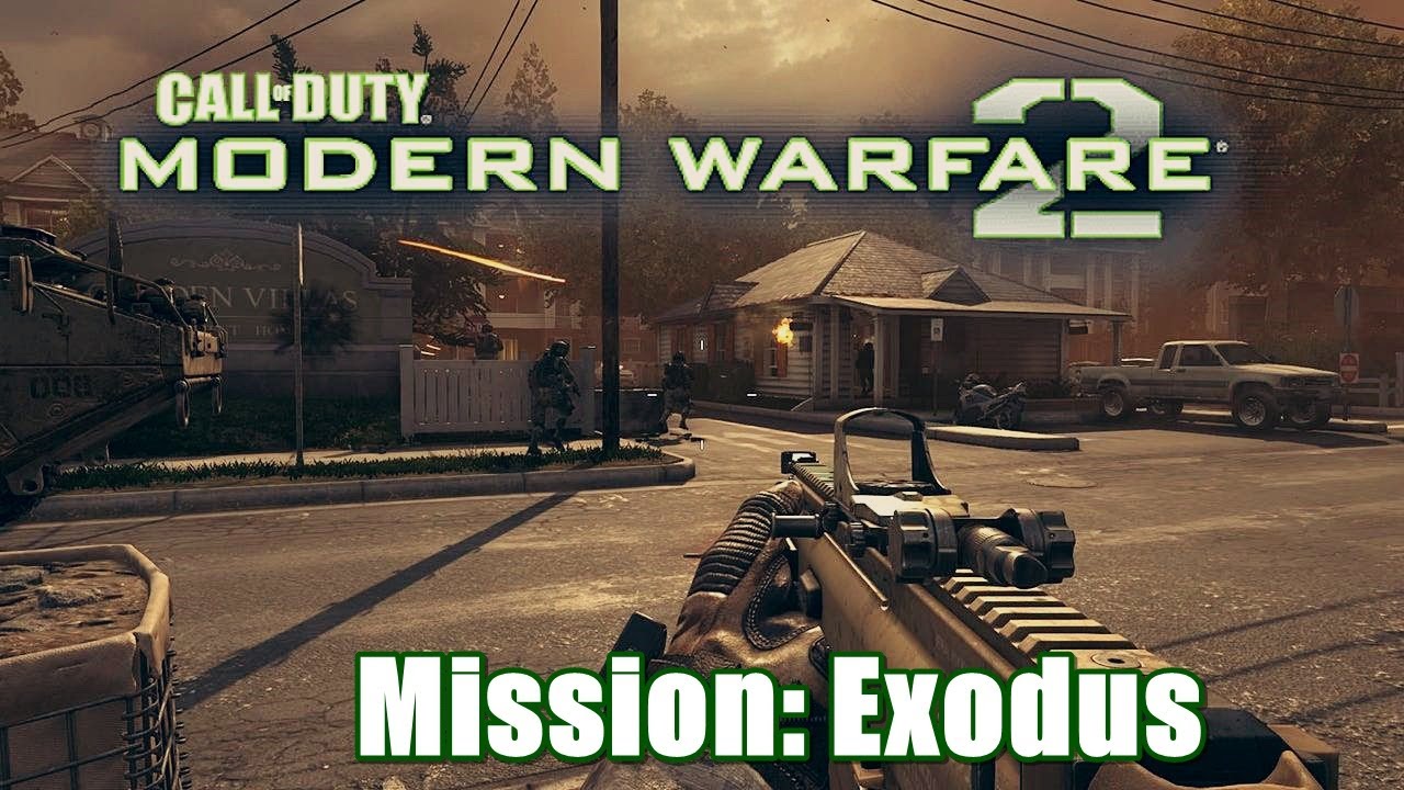 Call of Duty: Modern Warfare 2 - Mission: Exodus - YouTube