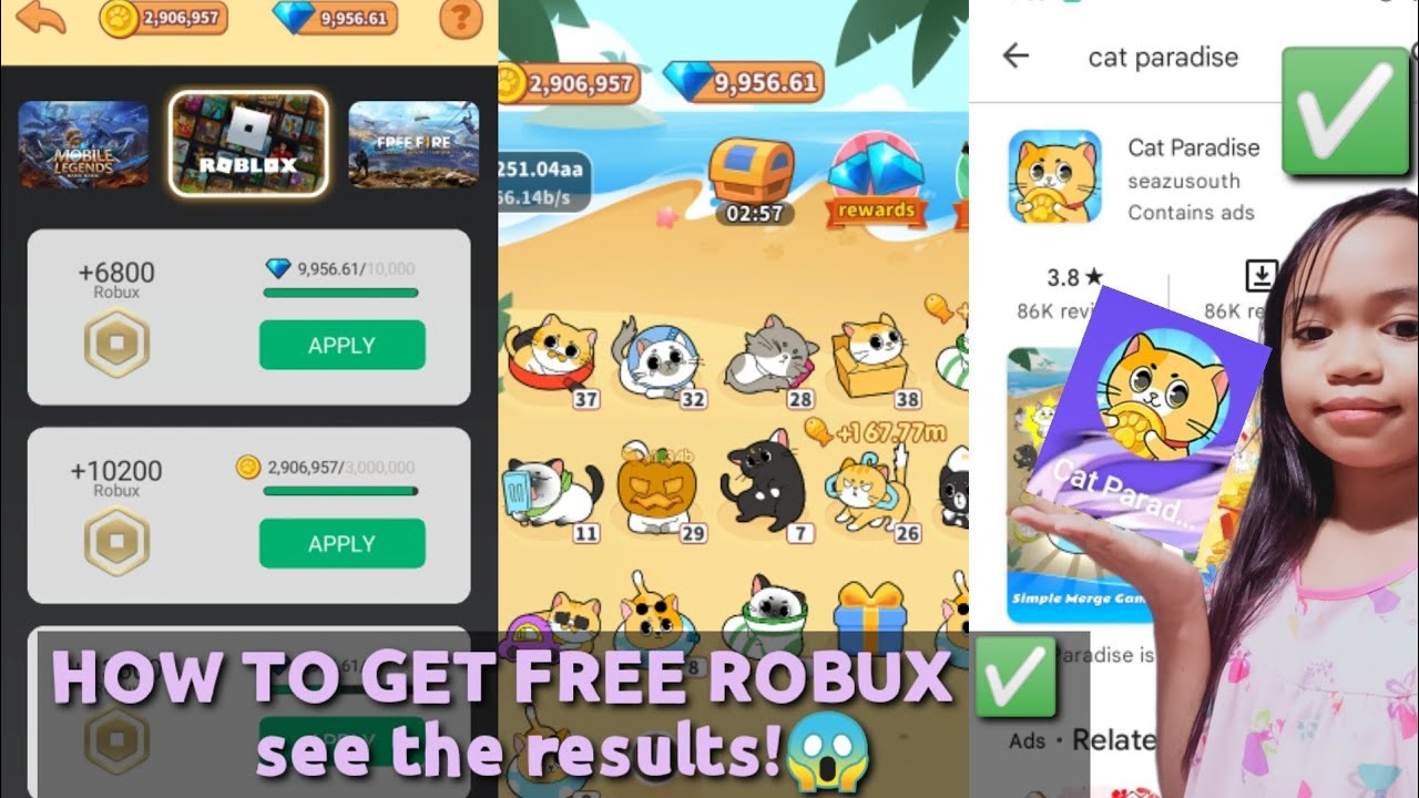 How to get free ROBUX, Using this app || fake or REAL😱🤯 (Results) - YouTube