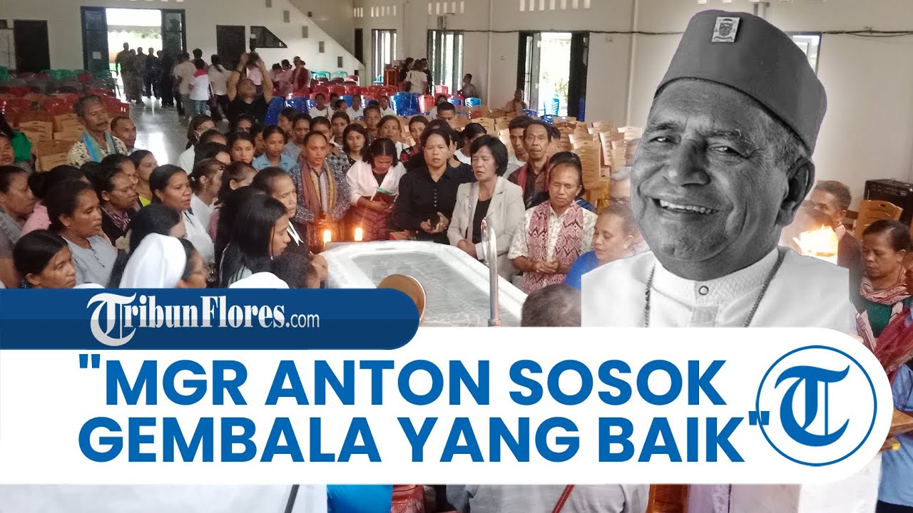 Umat Lintas Agama Melayat Uskup Emeritus Mgr Anton Pain Ratu - YouTube