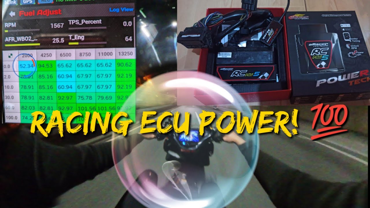 RACING ECU POWER | ARACER RC MINI 5 - YouTube