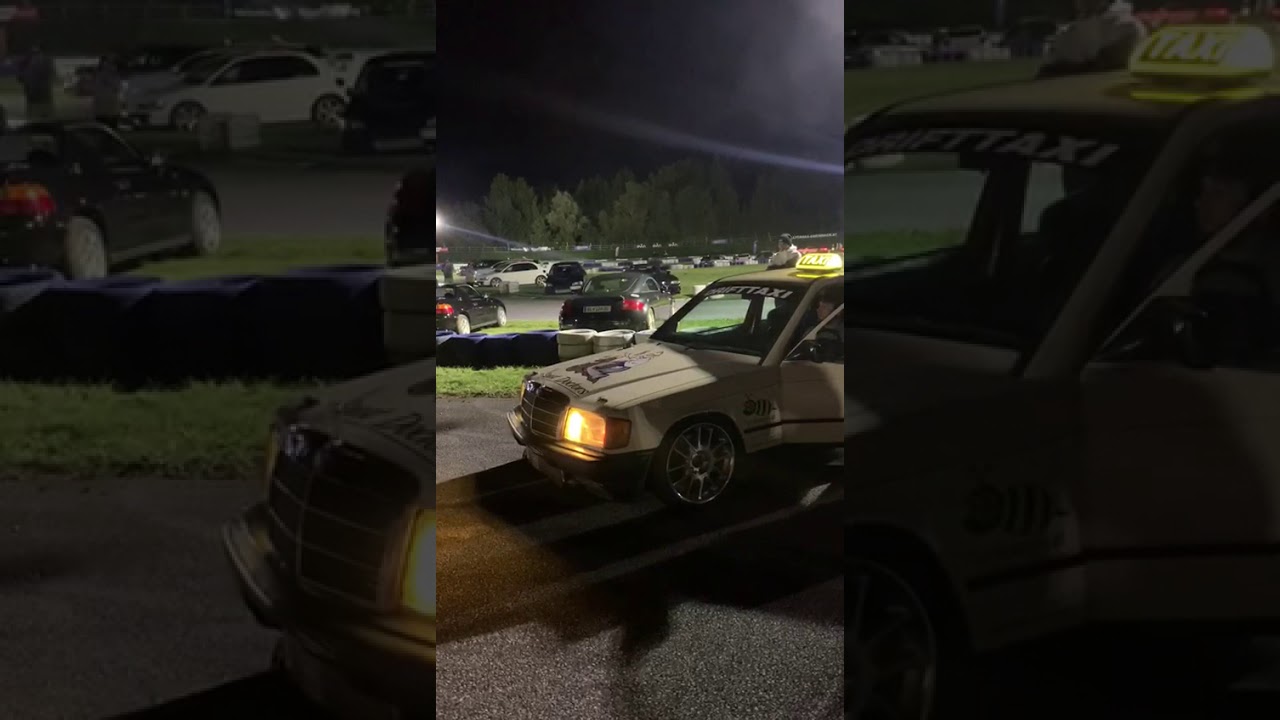 Mercedes Benz crazy turbo sound spitting launch flames - YouTube