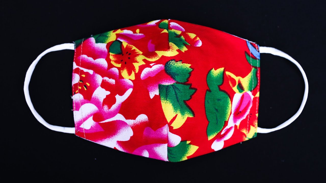 Very Easy New Style Pattern Mask - Face mask sewing tutorial | How to ...