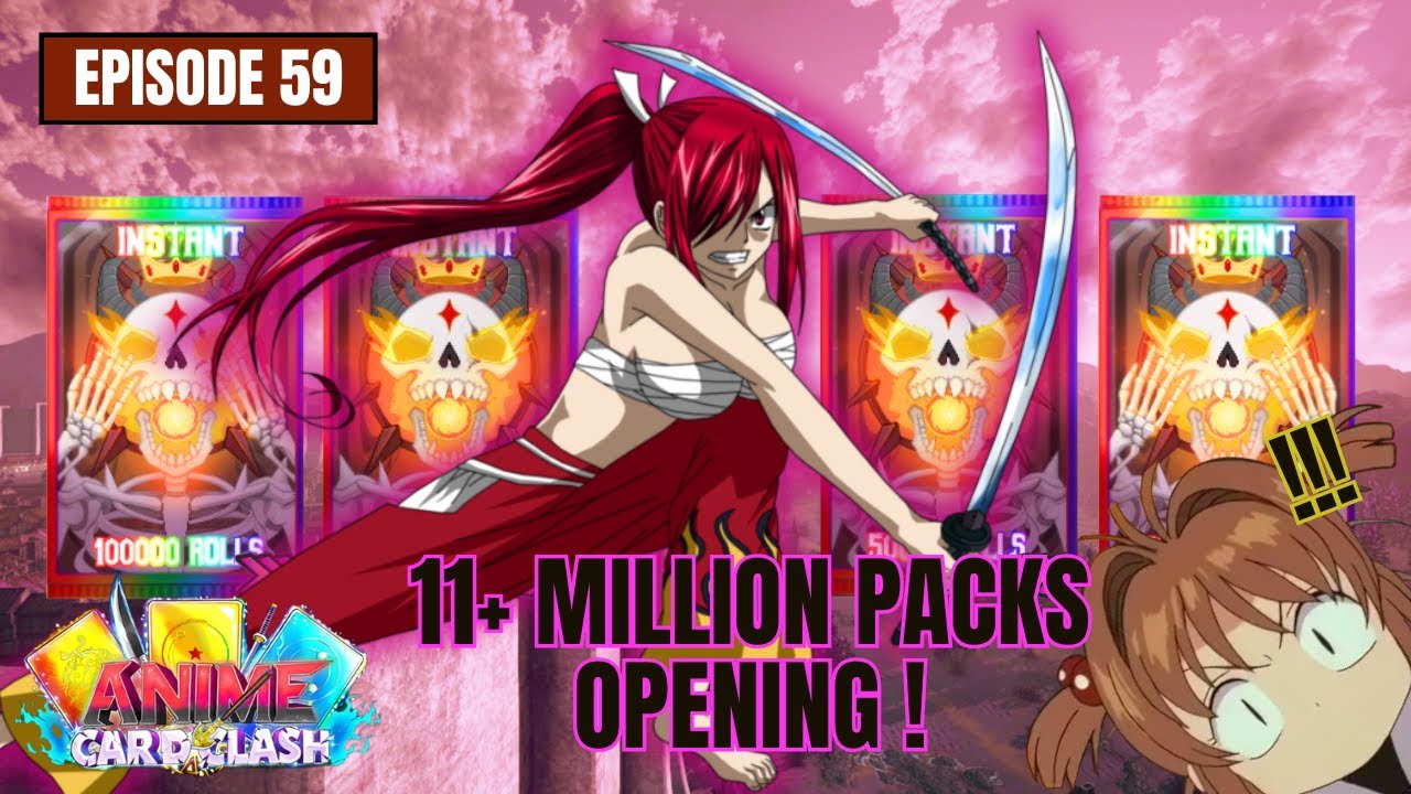 I Opened 11 MILLION Anime Packs and WE PULLED THIS! [+GIVEAWAY] - YouTube