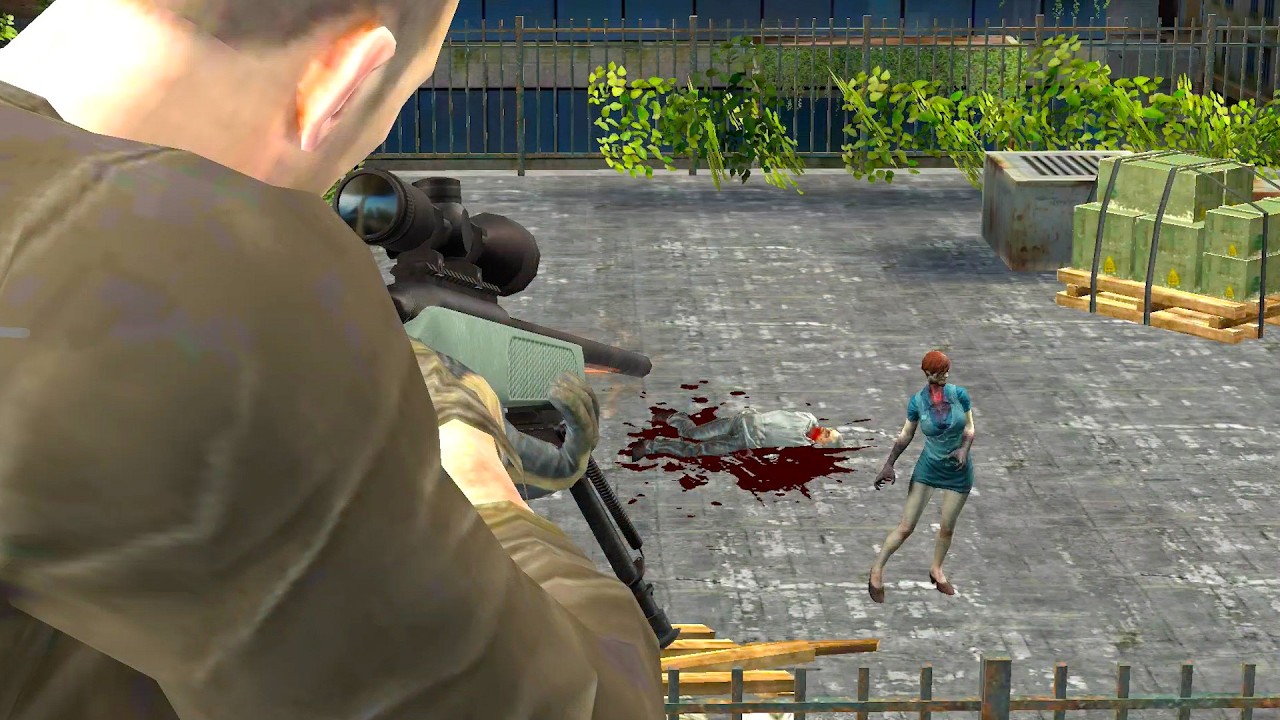 Sniper Zombie 3D Game Android Gameplay - YouTube