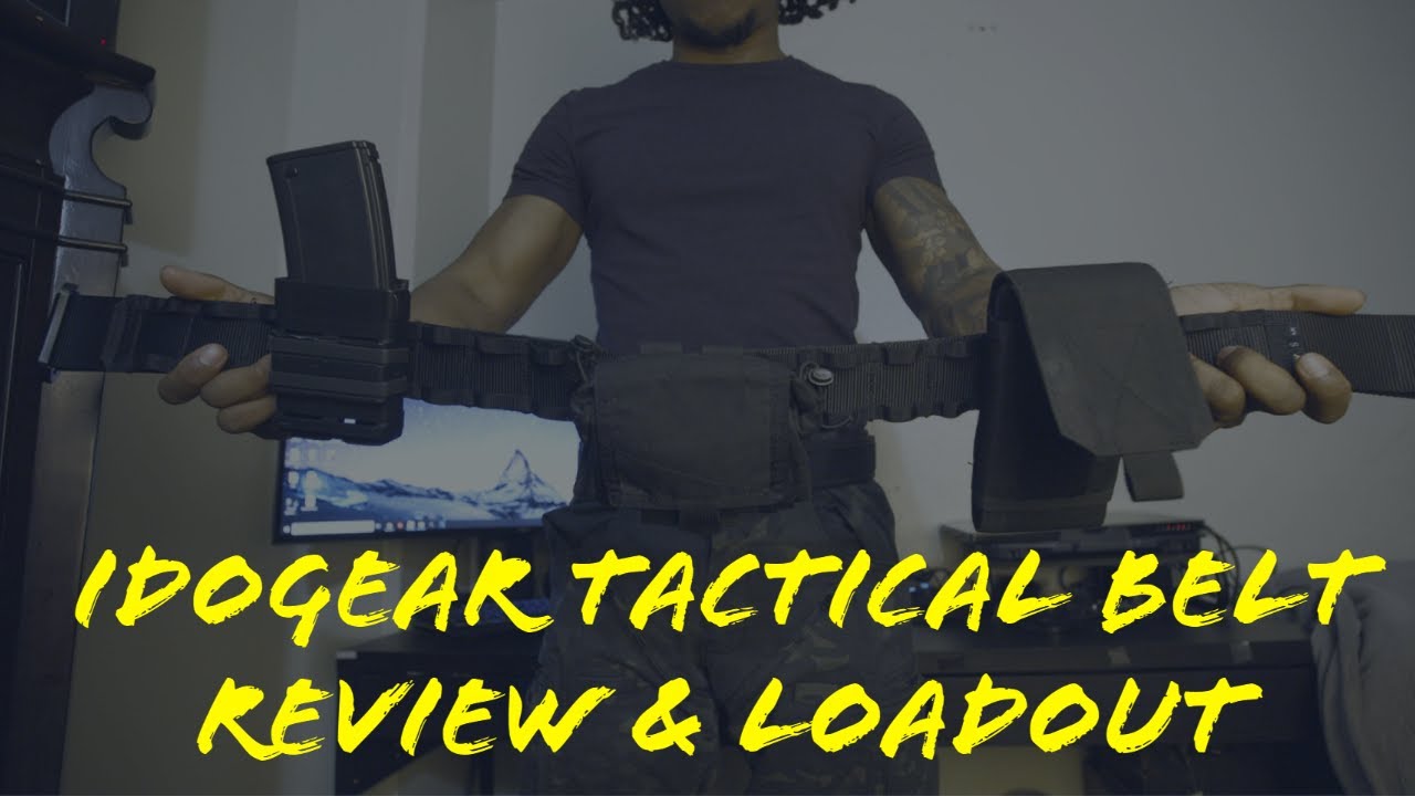 Idogear Tactical Belt review and loadout - YouTube