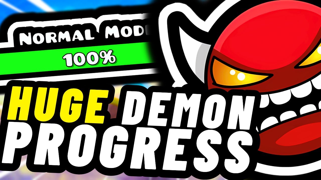BEATING MY FIRST HARD DEMON! & FIRST INSANE DEMON!! - YouTube