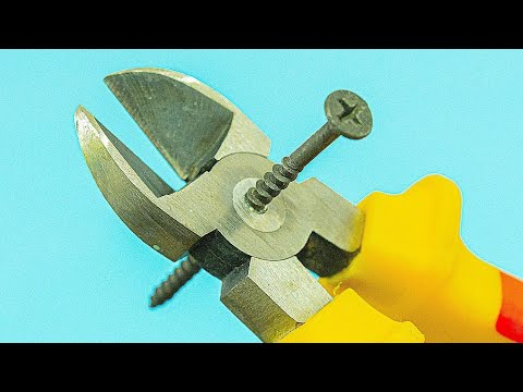 Few People Know About This Feature of Ordinary Pliers! Pliers Tricks ...