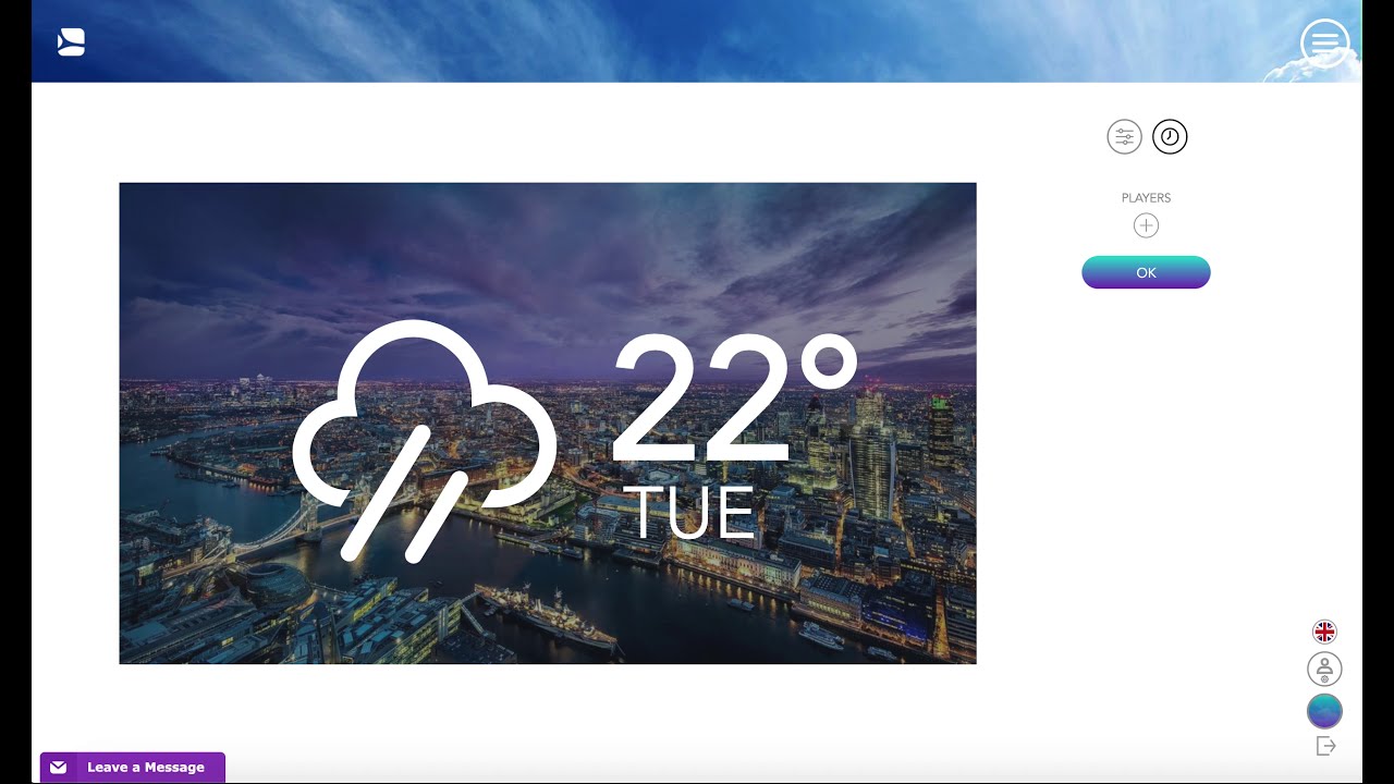 How to use the Weather template in SpinetiX ARYA - YouTube