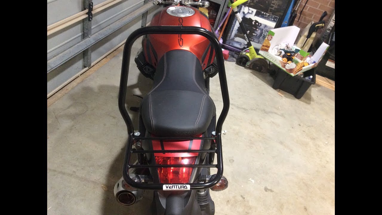 Ventura Rack installation on the Griso - YouTube