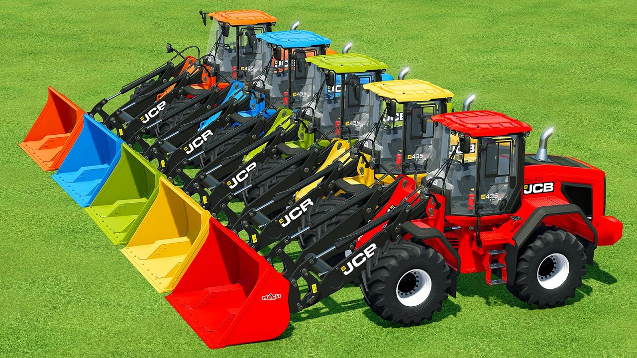 HARVEST AND TRANSPORT CARROTS WITH JCB TRUCKS AND WHEELS LOADERS ...