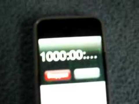 iphone timer hits 1000 hours - YouTube