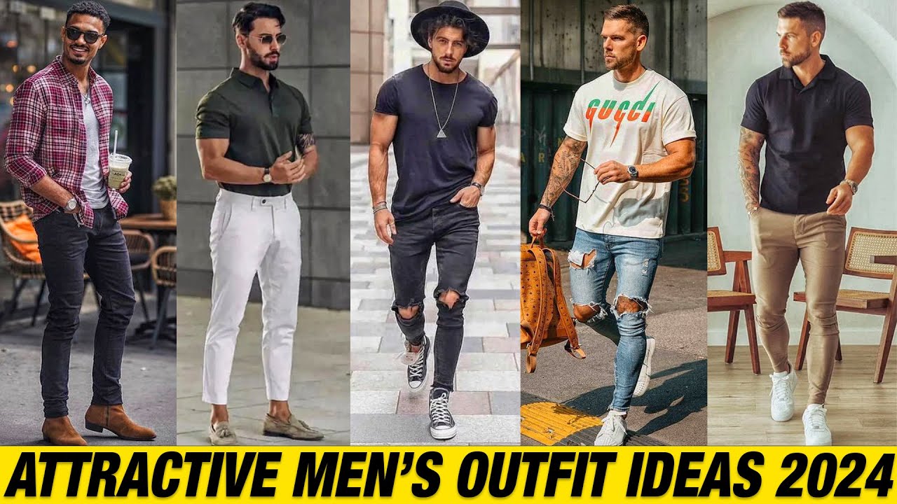 Best Attractive Men's Outfits 2024 | Casual Outfit Ideas For Men | Men ...