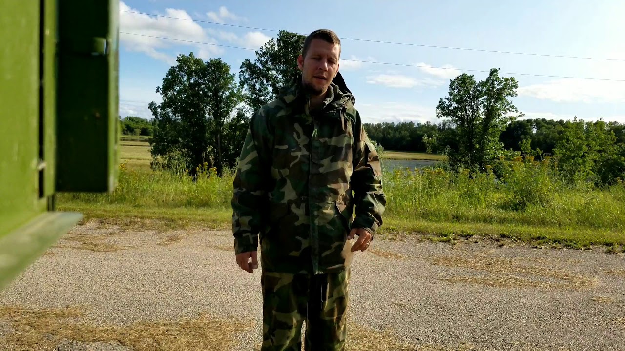 gen 1 goretex ecwcs camo test - YouTube