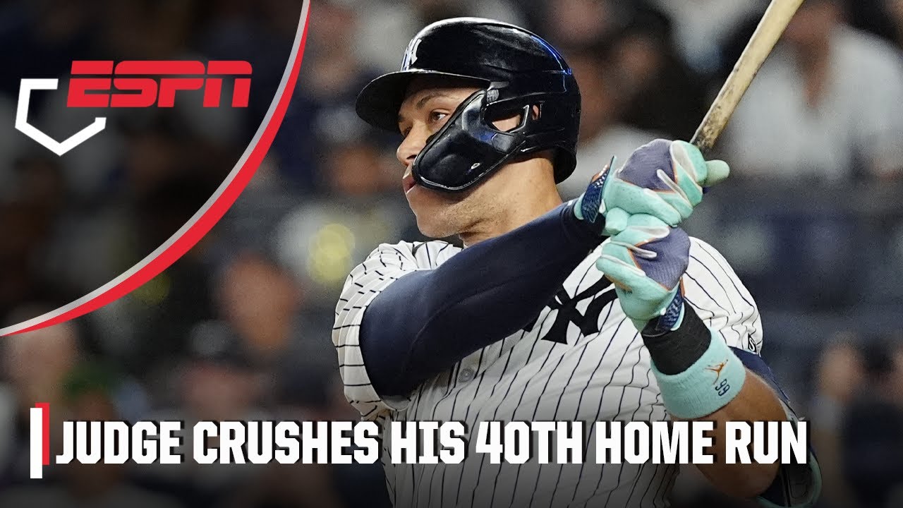 Aaron Judge’s 40th HR of the season travels 477 feet | ESPN MLB - YouTube