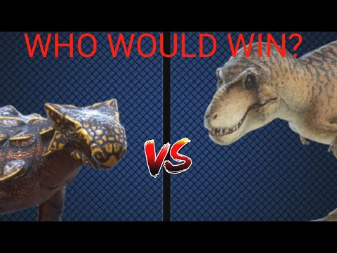T. rex vs ankylosaurus | who would win in a fight? fight analysis ...