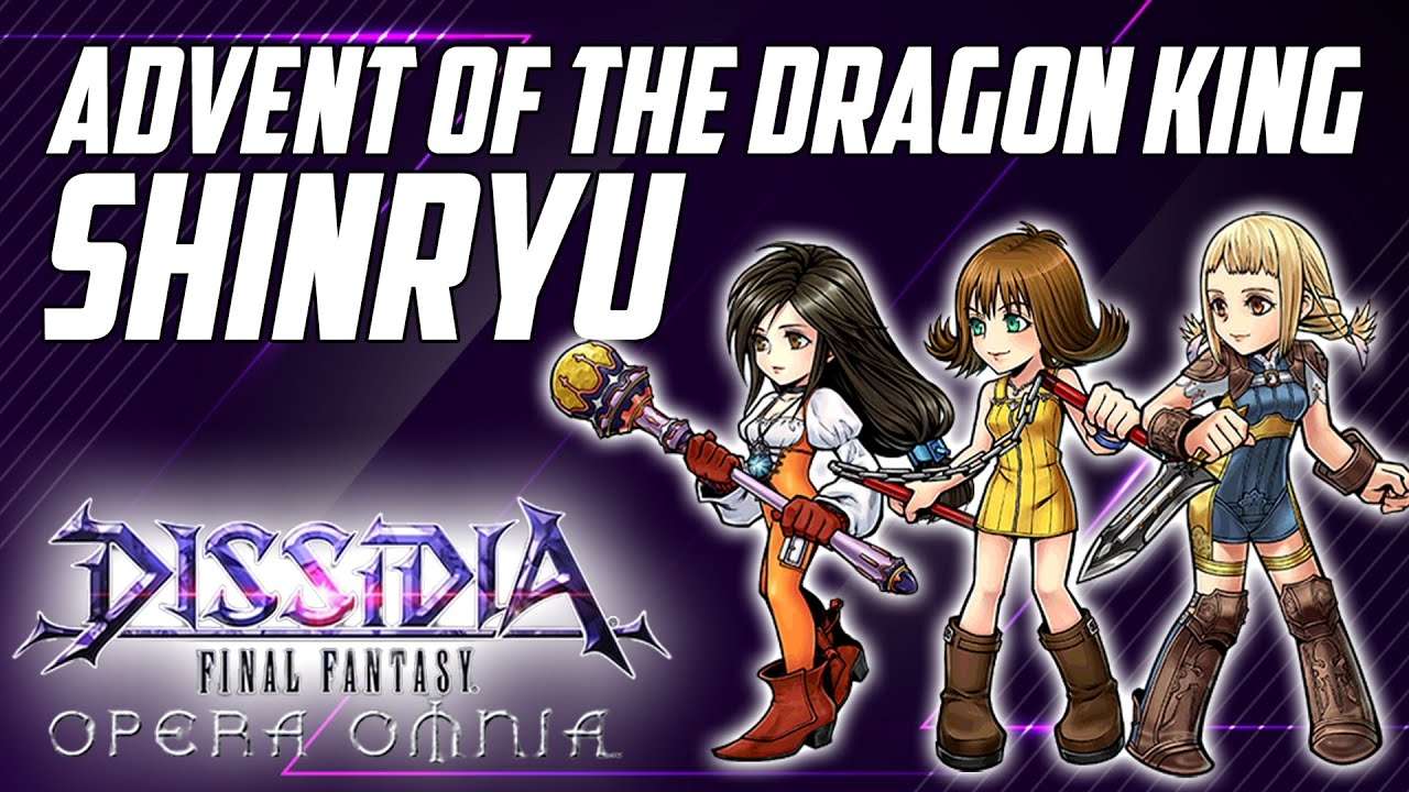 [DFFOO GL] Advent of the Dragon King SHINRYU | Force Weapon Debut ...