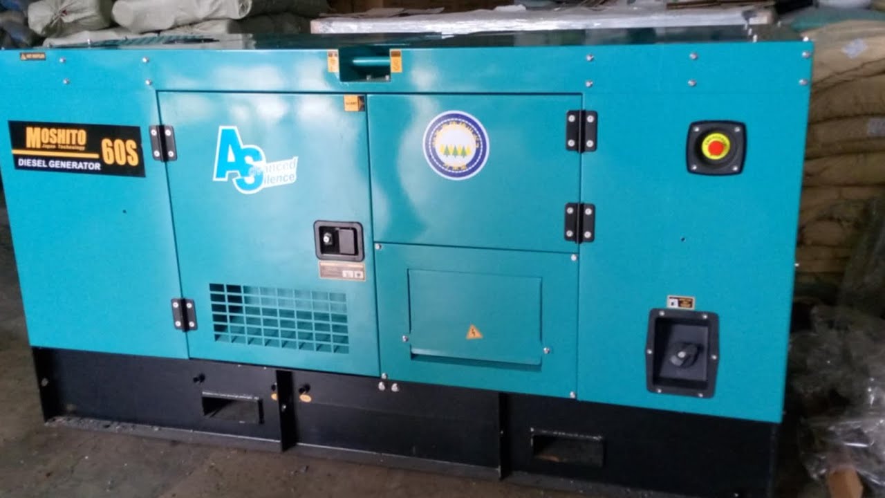 Moshito 60kva Diesel Engine Water-Cooled Generator - YouTube
