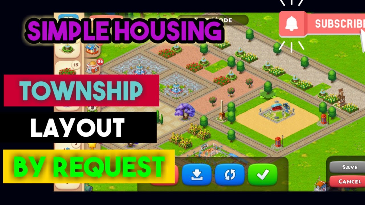 Township Decoration | Township Design Ideas Level 50 - YouTube