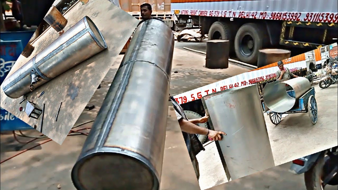 How Can We Make 700L Fuel Tank Of Truck ! Manufacturing Process Of A ...