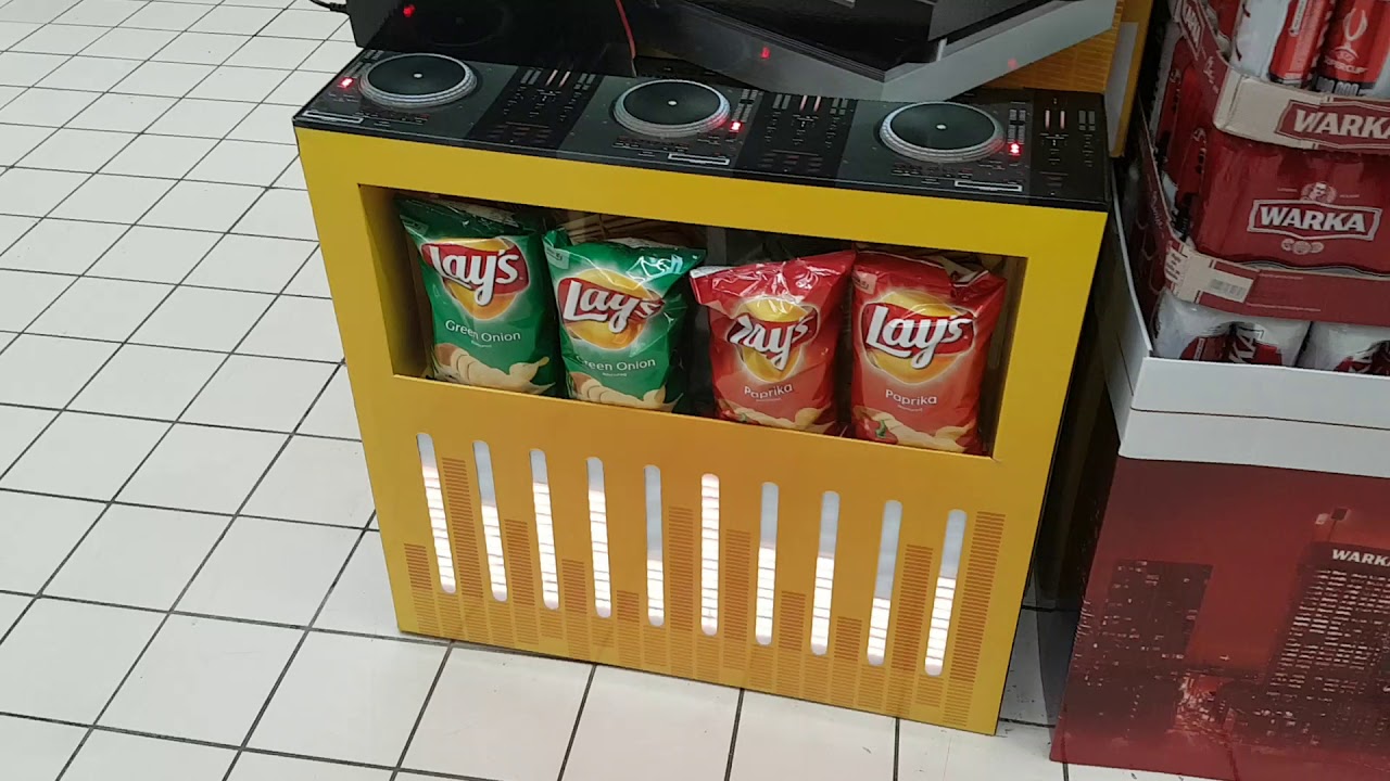 Lays display - YouTube