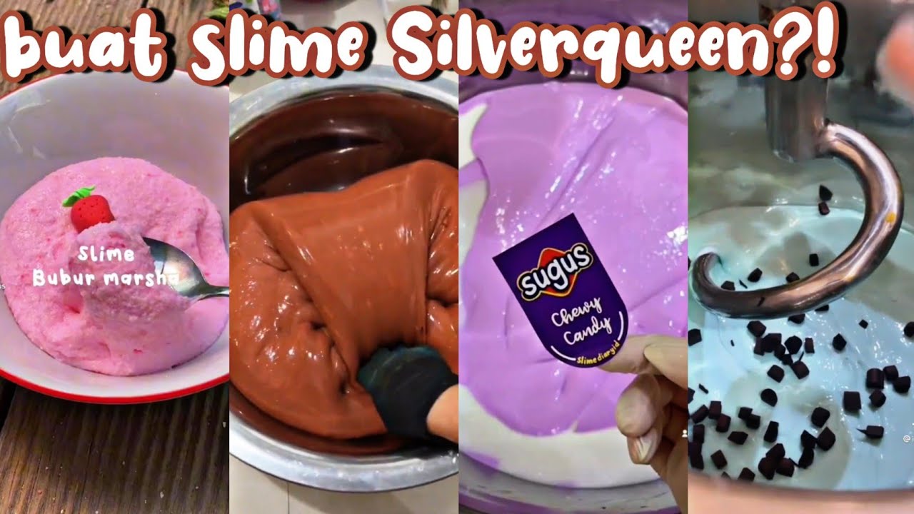 KUMPULAN TIKTOK SLIME MONCUS MONCUS !! slimediary.id #slime - YouTube