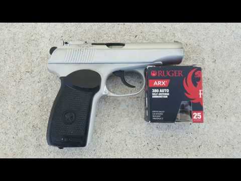Ruger ARX .380 ACP 56gr Gel Test - YouTube
