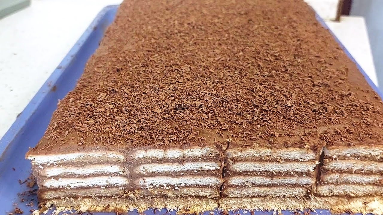 NAJUKUSNIJA ČOKOLADNA KEKS TORTA - THE MOST DELICIOUS CHOCOLATE BISCUIT ...
