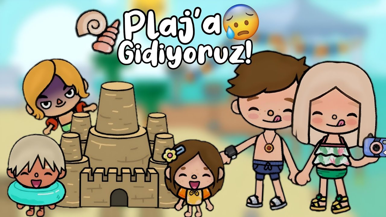 Plaja gidiyoruz!! 🌴☀ / Kumdan kale kavgası?! 😵‍💫 /Toca Life World ...