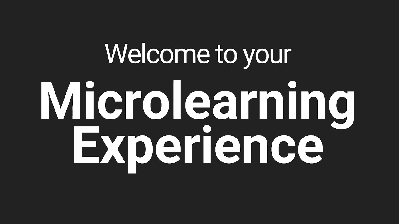 The Microlearning Experience | OttoLearn Learner Overview - YouTube