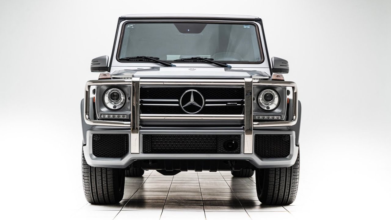 2018 Mercedes-Benz G63 AMG in Factory Satin Grey - YouTube