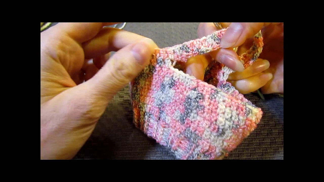 Free Crochet Pattern- How to Make Cuff Down Socks Part 3 - YouTube