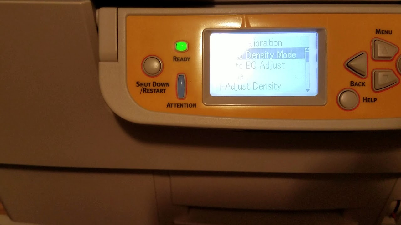 Oki ProColor 920WT White Darkness Setup - YouTube