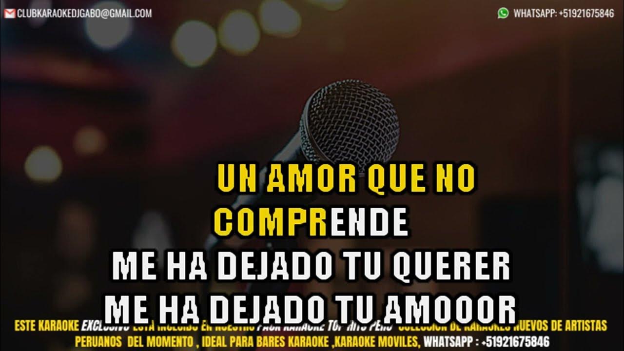 Chechito y los complices de la cumbia - Mix Te espero en el cielo KARAOKE En vivo + COROS | HD ...