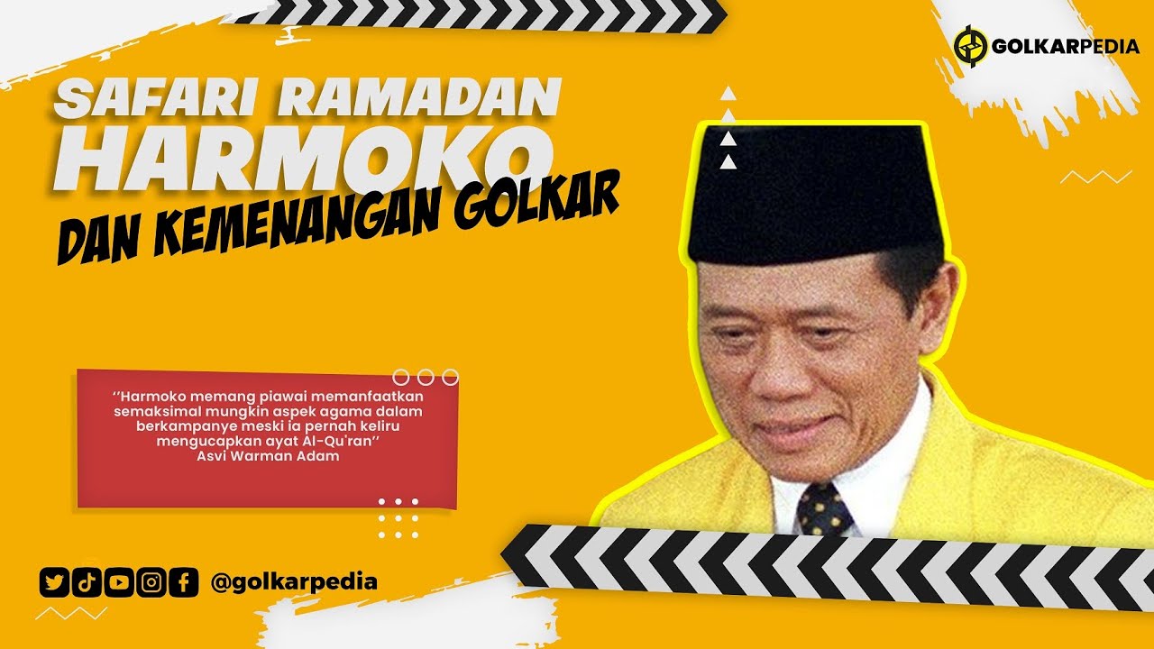 Harmoko dan Safari Ramadhan Menangkan Golkar - YouTube