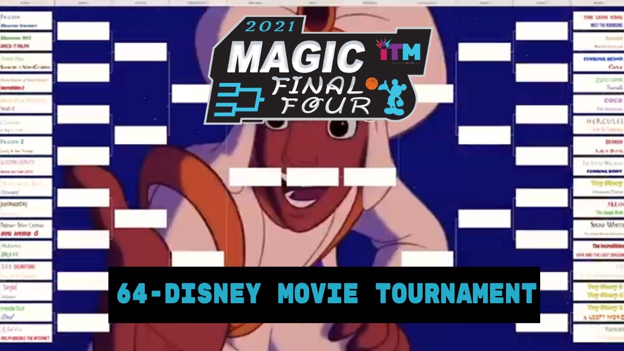 Magic Final Four - 64-Disney-Movie Tournament Preview - YouTube