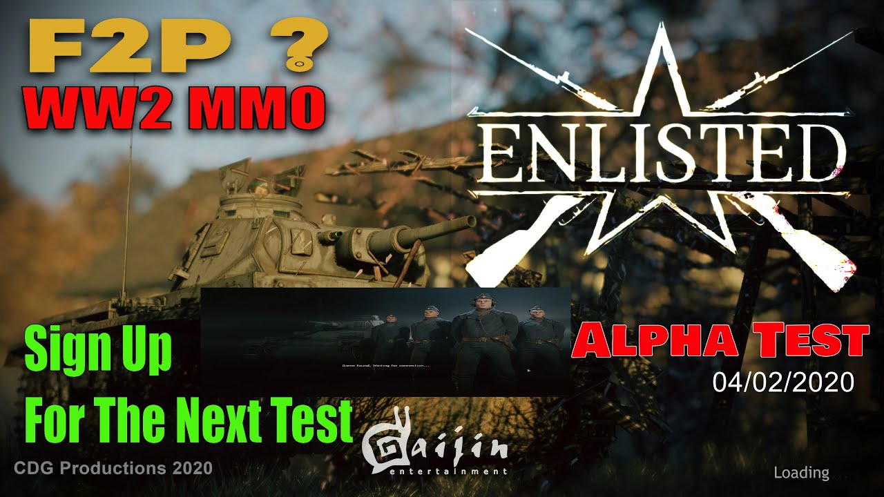 ENLISTED Pre Alpha Test Gameplay 2020 by Gaijin - YouTube