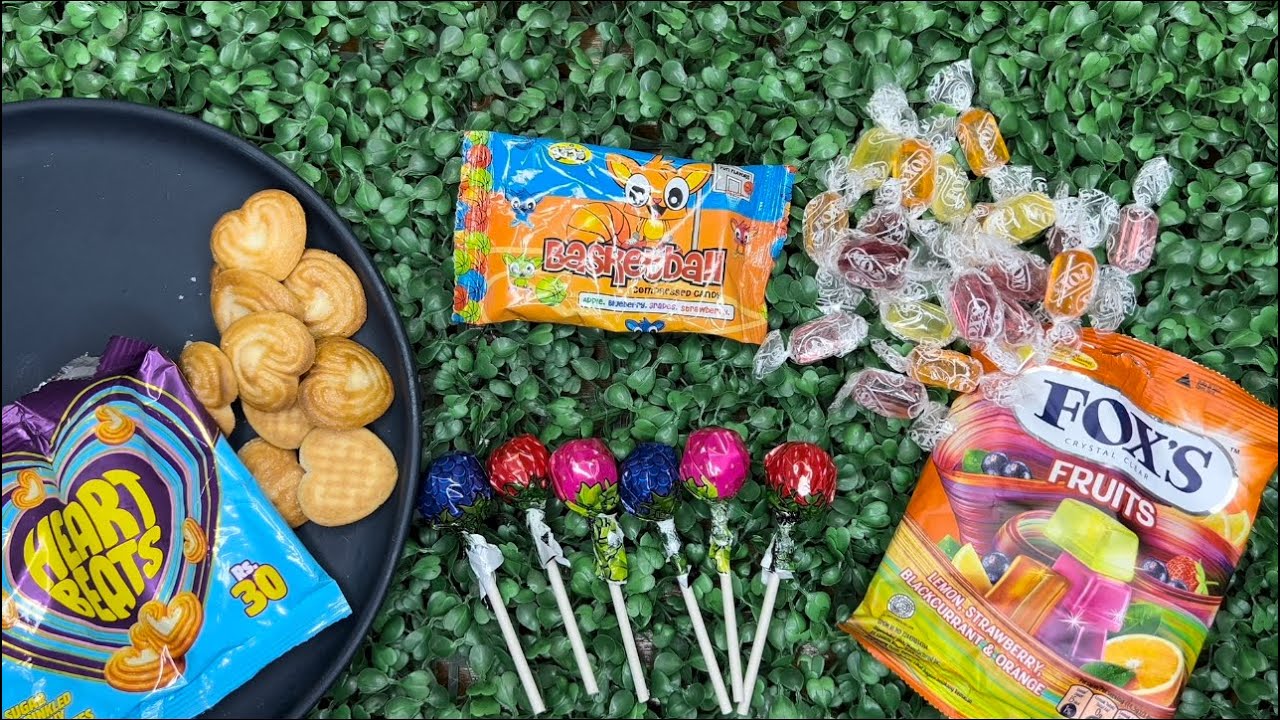 Unpacking of yummy snacks🤤🌈🍬🍪Satisfying ASMR videos#shortsfeed#asmr# ...