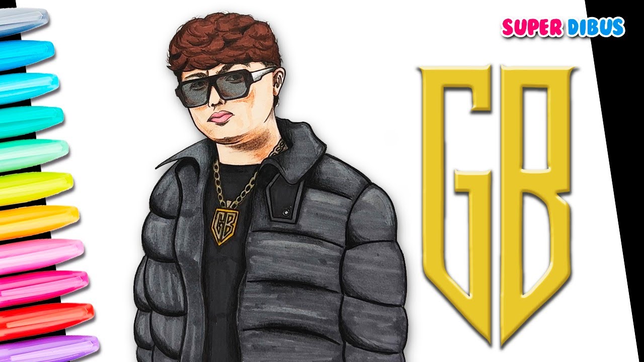 Como Dibujar a GABITO BALLESTEROS de los Corridos Tumbados | How to ...