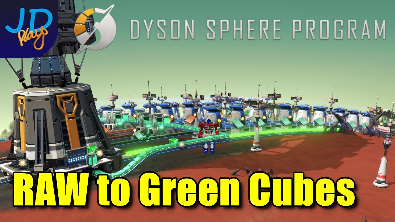 RAW to Green Cubes 🪐 Dyson Sphere Program 🌌 Let's Play 🪐 S4 Ep11 - YouTube