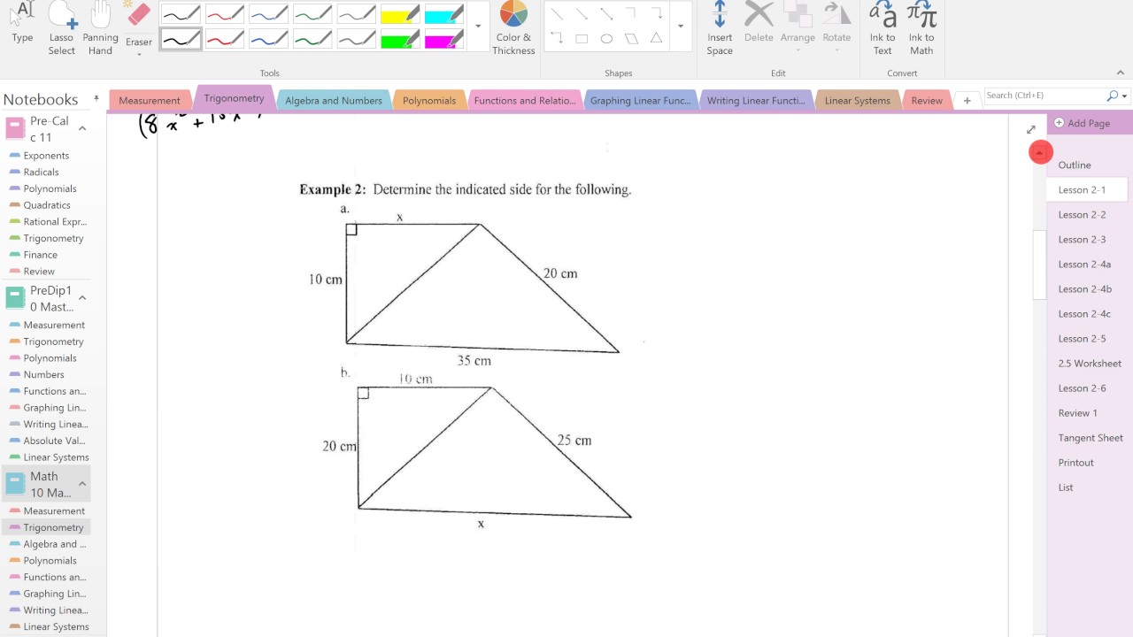 Feb 27 Block D Pythagoras&Sim Triangles - YouTube